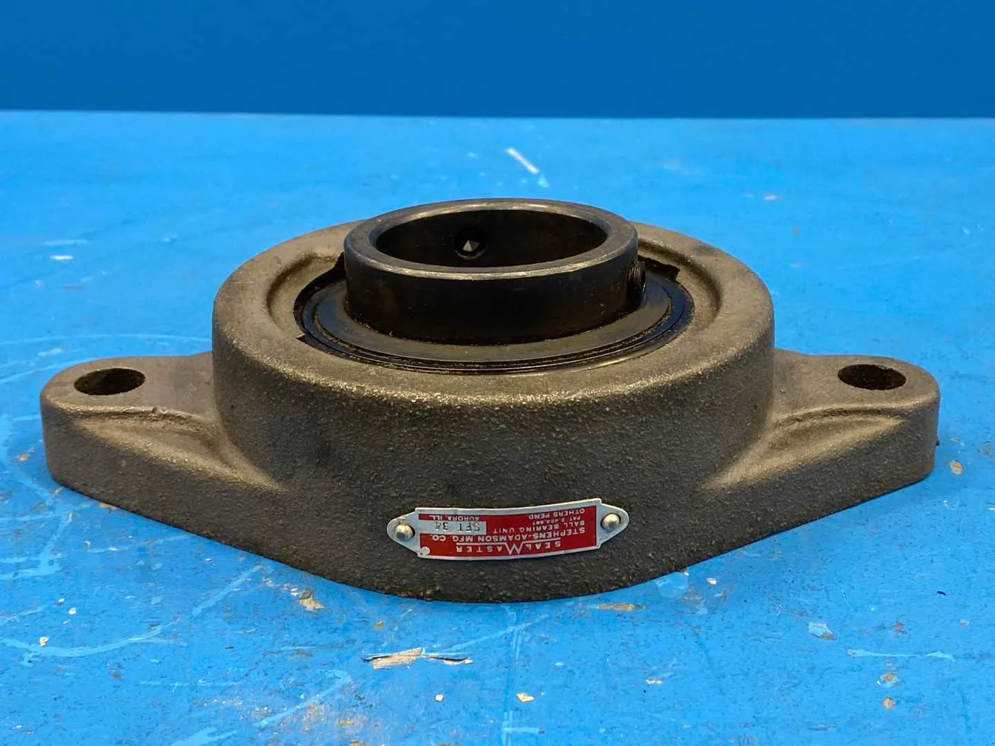 SealMaster SFT 34 Two-Bolt Flange Ball Bearing Unit - 2-1/8" Bore, 2 ...